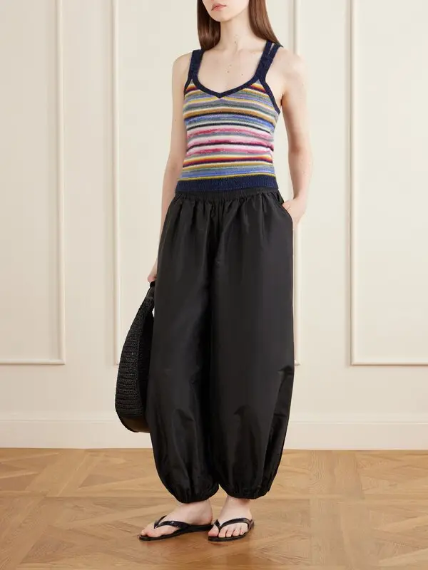Suzie Kondi Toula' Striped Cashmere Tank Top