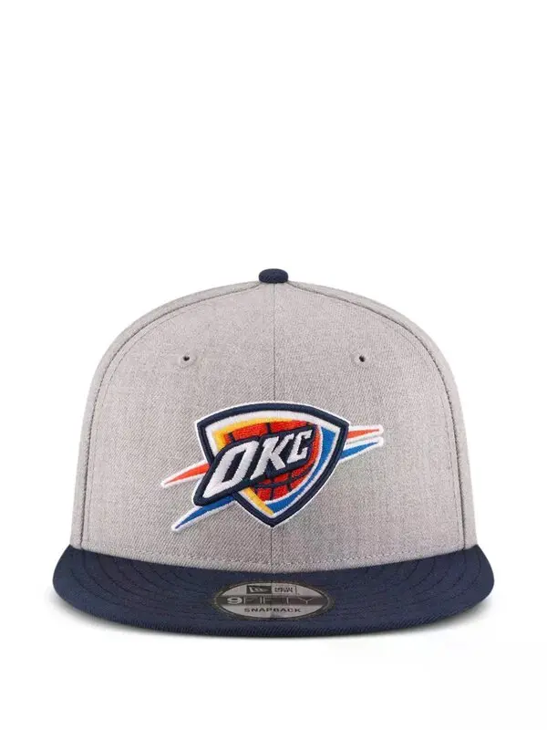 New Era 9fifty Oklahoma City Thunder Snapback Cap Hat - Grey