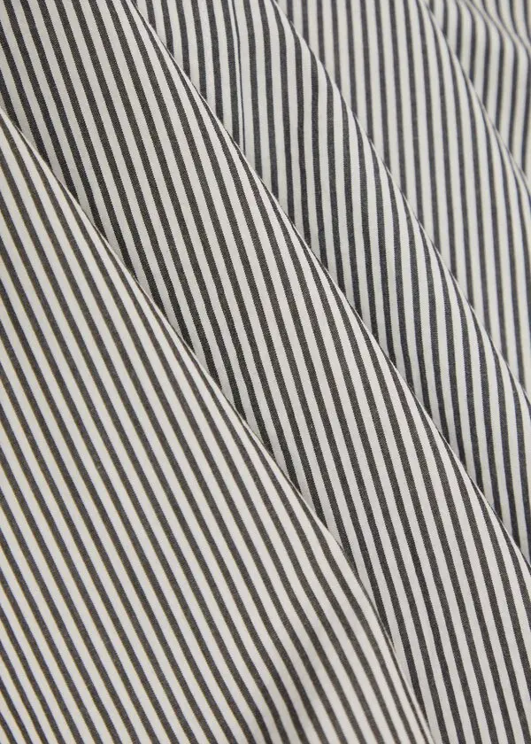 AGOLDE Striped Cotton-poplin Shirt