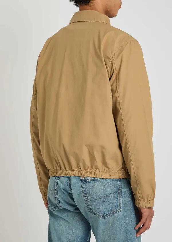 Polo Ralph Lauren Embroidered Cotton-poplin Jacket - Tan