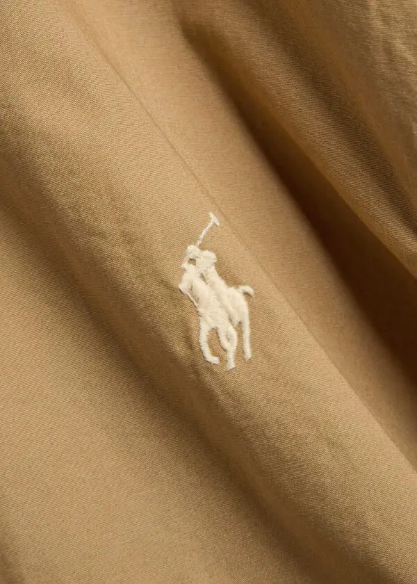 Polo Ralph Lauren Embroidered Cotton-poplin Jacket - Tan