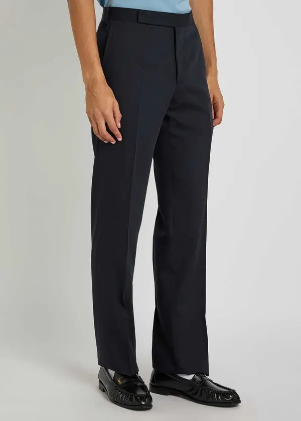 LARDINI Straight-leg Wool Trousers