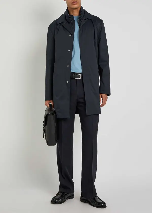 LARDINI Straight-leg Wool Trousers