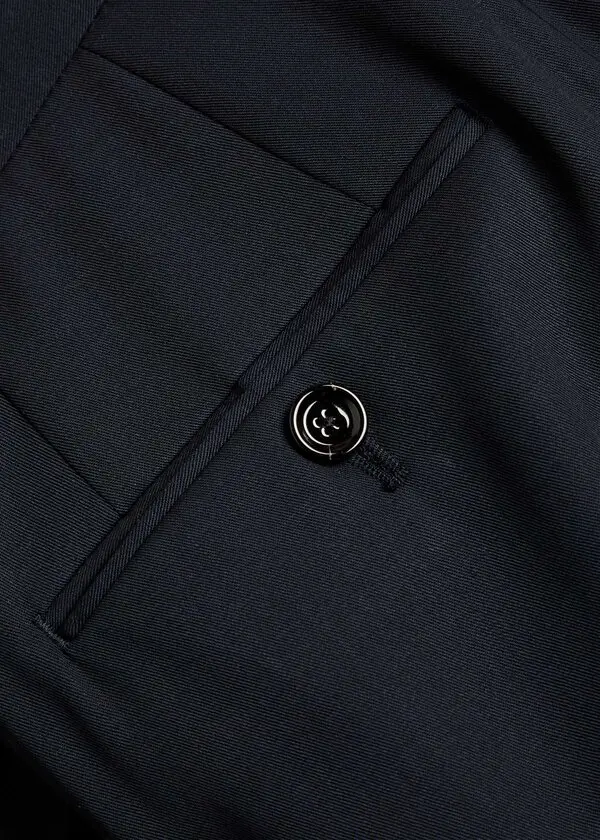 LARDINI Straight-leg Wool Trousers