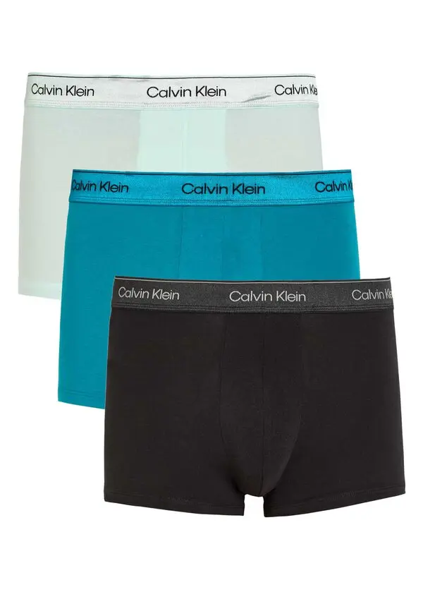 Calvin Klein Icon Metallic Stretch-cotton Trunks - Multicoloured