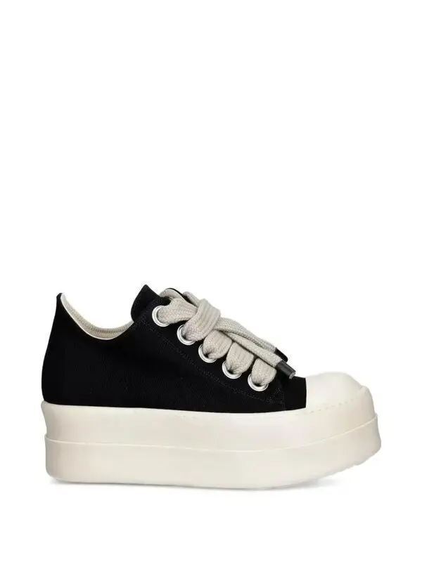 Rick Owens Double Bumper Jumbo-lace Sneakers - Black