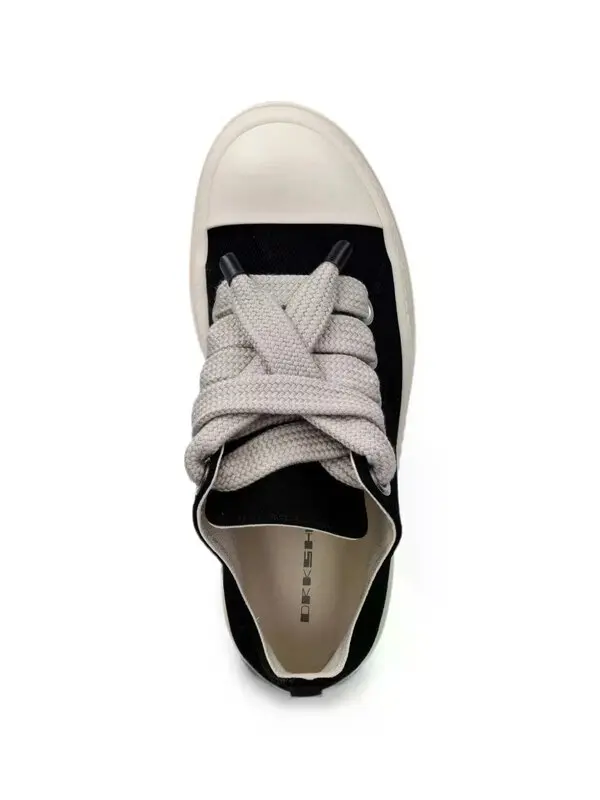 Rick Owens Double Bumper Jumbo-lace Sneakers - Black