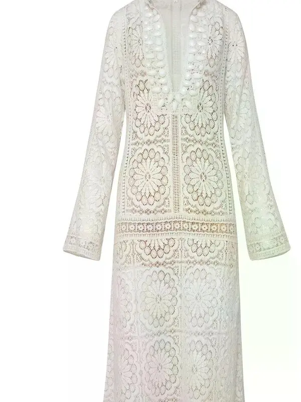 Johanna Ortiz Trails Of Light" Maxi Dress - Neutrals