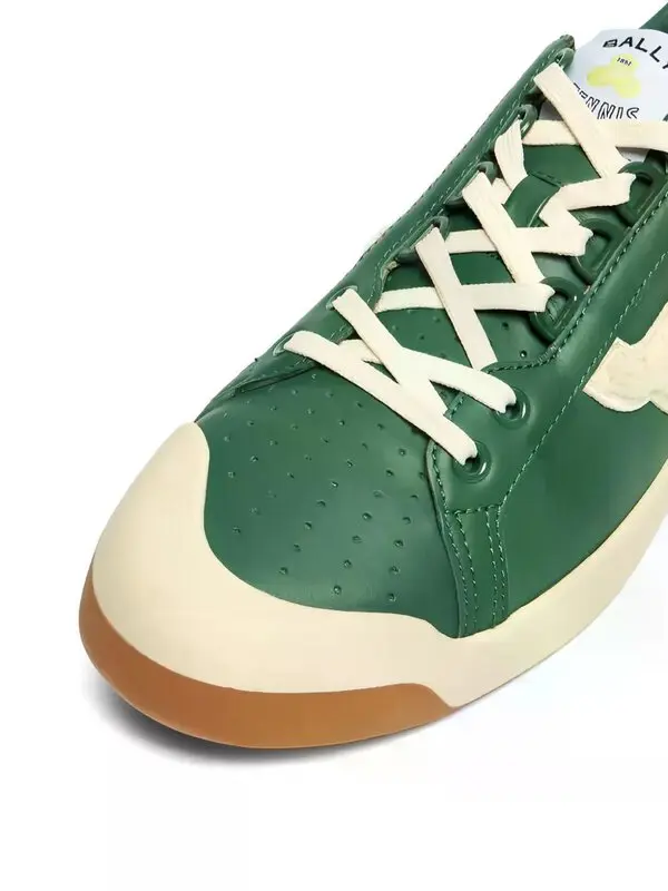 Bally Tennis Collection Logo-patch Perforated Sneakers