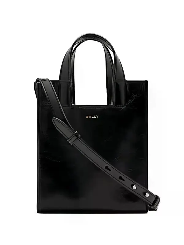 Bally Logo-print Leather Tote Bag