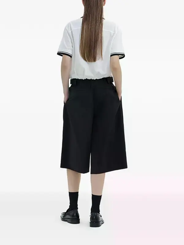 JUUN.J Wide Leg Pleated Shorts