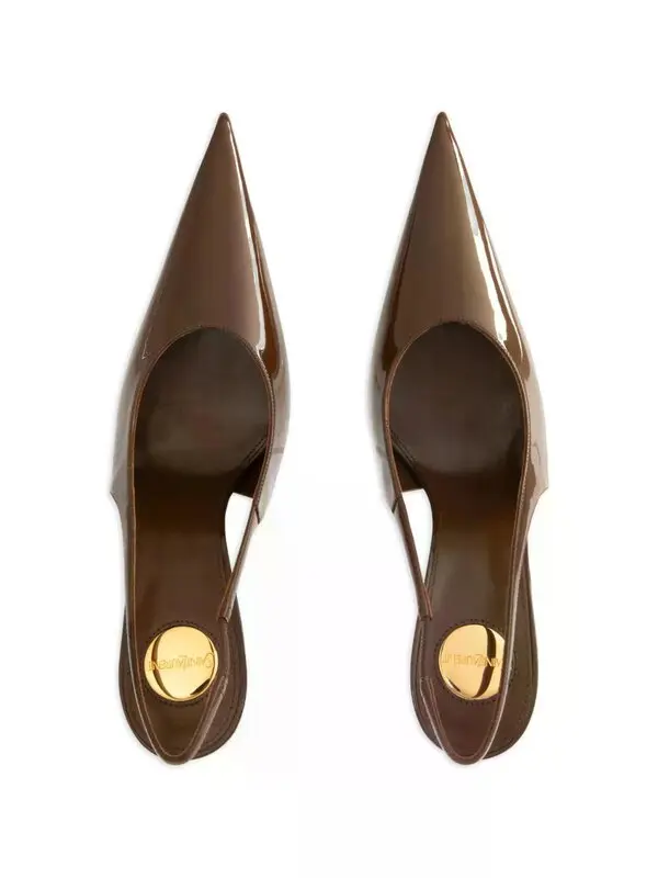 Saint Laurent Patent Slingback Pumps
