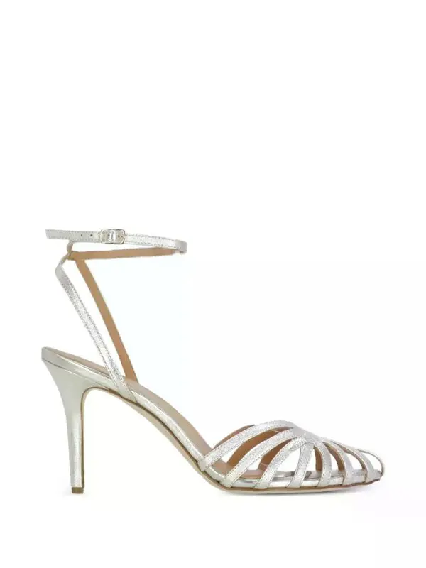 THE SELLER Strappy Cage Stiletto Sandals With Buckle Fastening