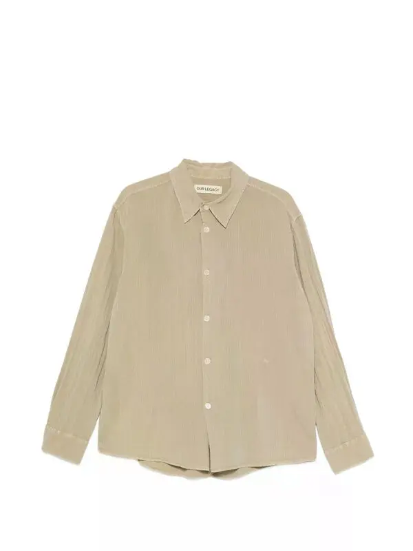 Our Legacy Beyond Crinkled-finish Shirt