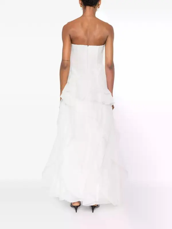 Aje Canyon Ruffled Gown