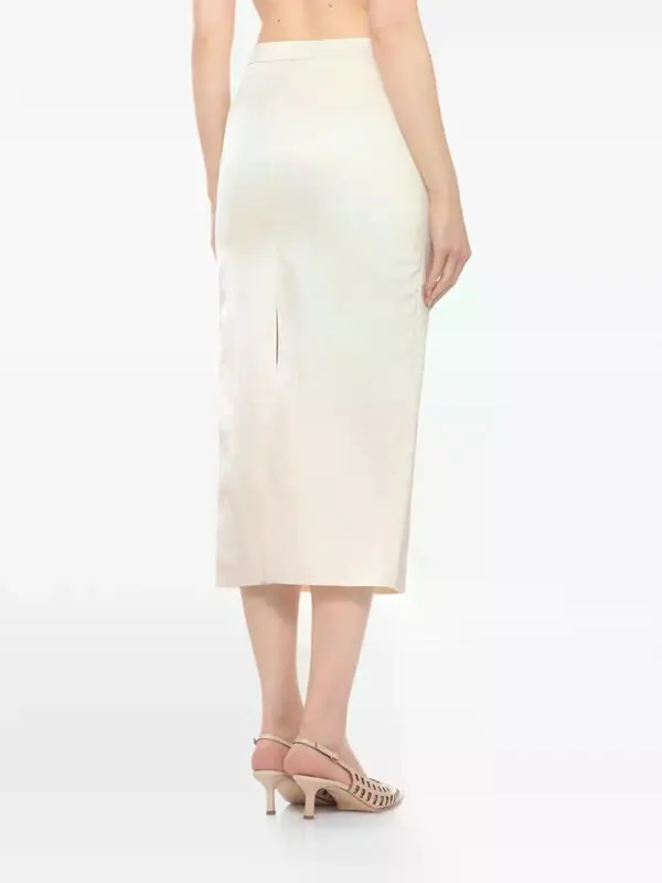 PT TORINO High-waisted Skirt With Rear Slit