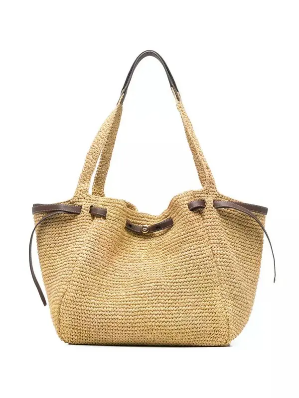 Tory Burch Romy Woven Tote Bag