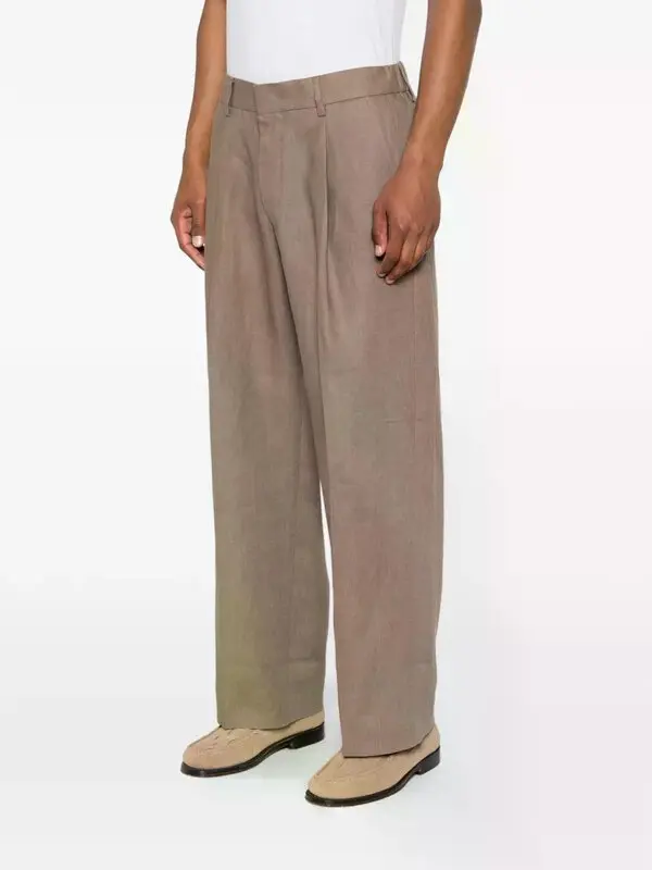 Nn07 Relaxed-fit Textured Trousers
