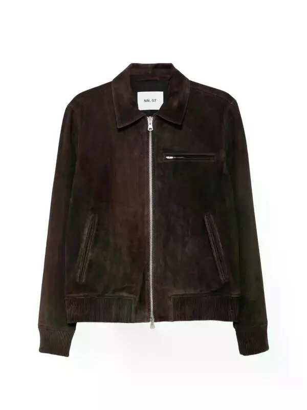 Nn07 Owen Zip-fastening Suede Jacket