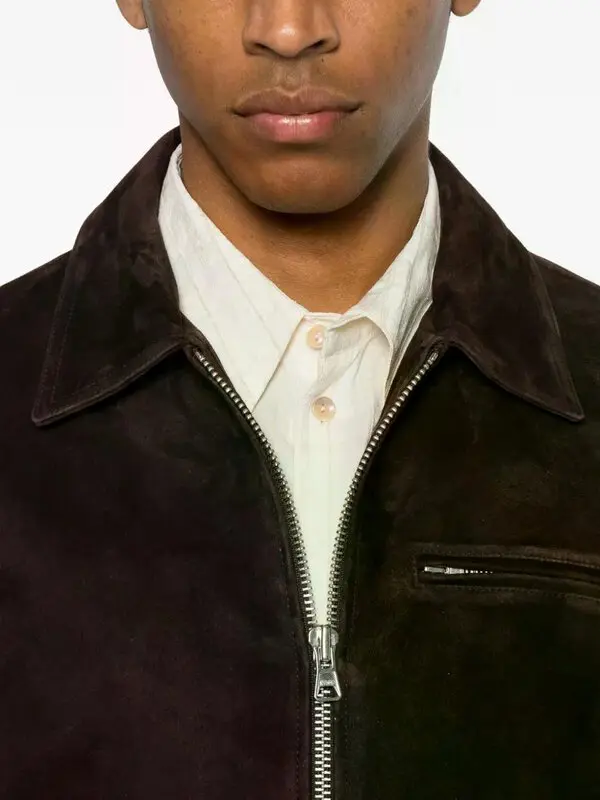 Nn07 Owen Zip-fastening Suede Jacket