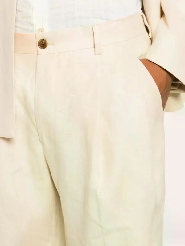Nn07 Justin Relaxed-fit Pleated Trousers