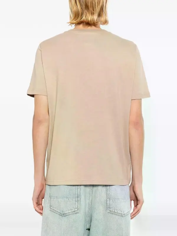 AGNES B. Dino-patch Pocket T-shirt - Brown