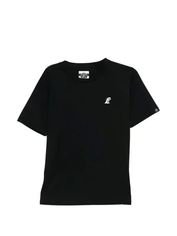 AGNES B. Dino-patch Crew-neck T-shirt - Black