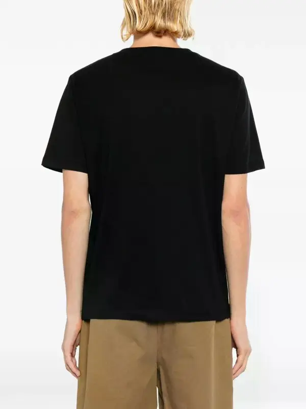 AGNES B. Dino-patch Crew-neck T-shirt - Black
