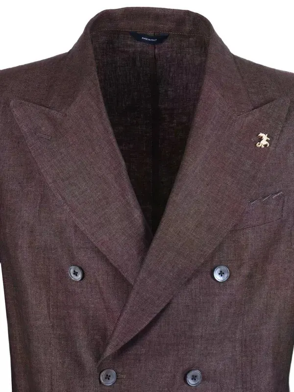 TOMBOLINI Zero Gravity Double-breasted Linen Suit