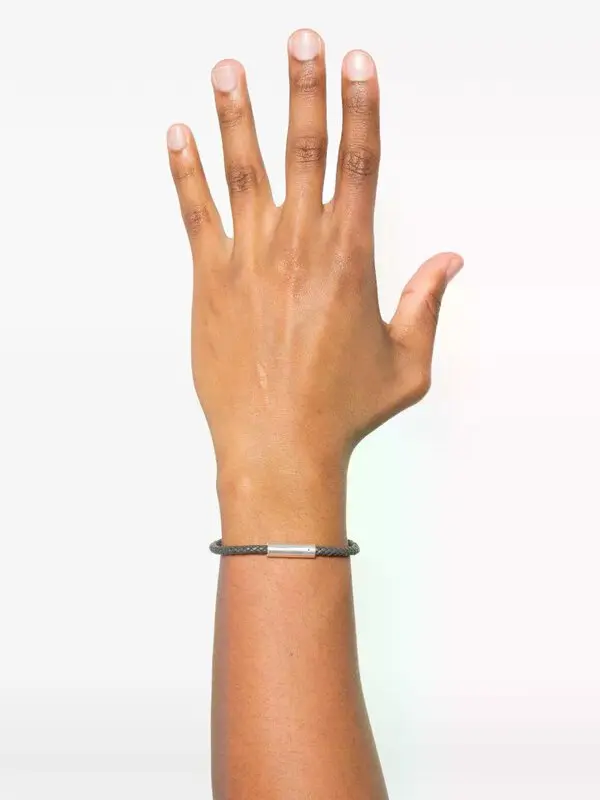 Le Gramme Braided Leather Bracelet