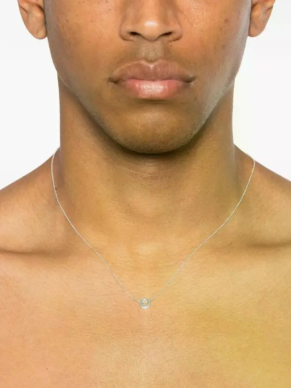 Le Gramme Alphabet Necklace - Silver