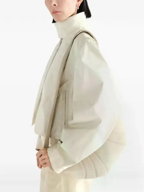 LEMAIRE Medium Croissant Bag In Alpaca Nubuck