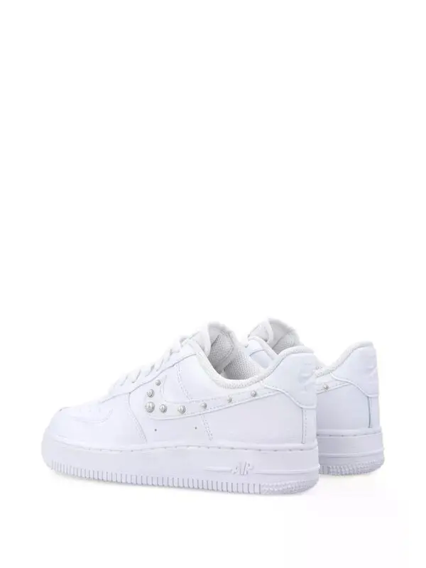 Nike Force 1 '07 Pearl-embellished Sneakers - White