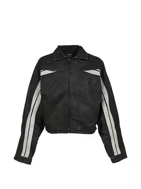 RRR123 Trappist Trucker Side-stripe Zip-up Jacket