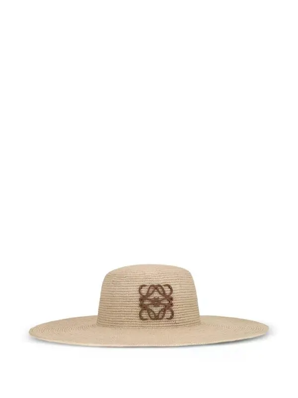 Loewe Anagram Sun Hat - Neutrals