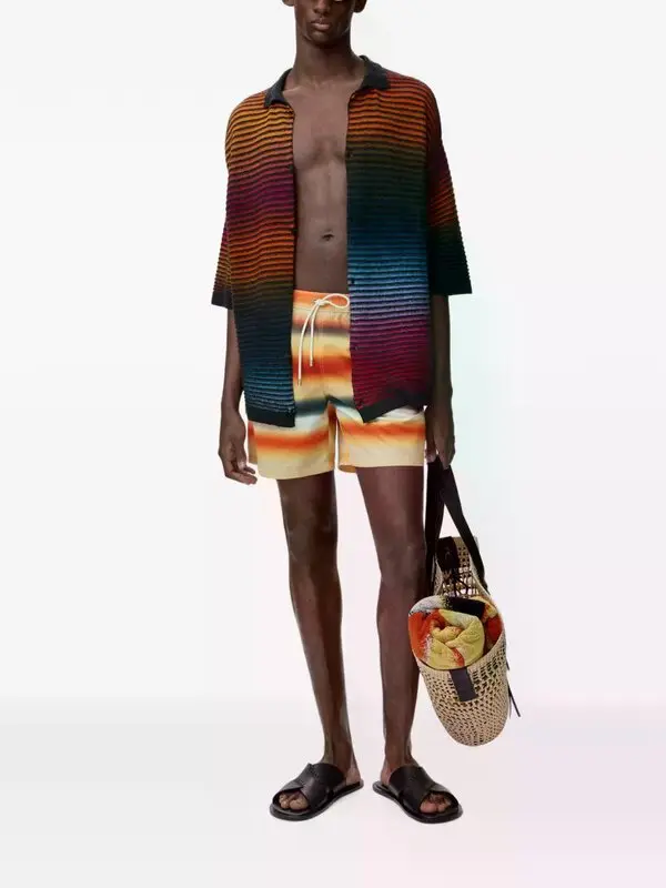 Loewe Striped Swim Shorts