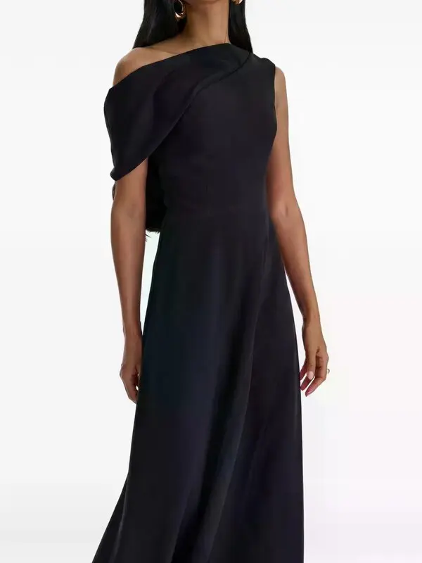 MOOS STUDIO Off-shoulder Panelled Gown