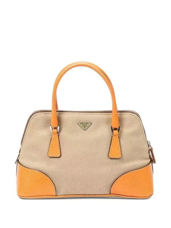 Prada Small Cinghiale Canapa Tote Bag
