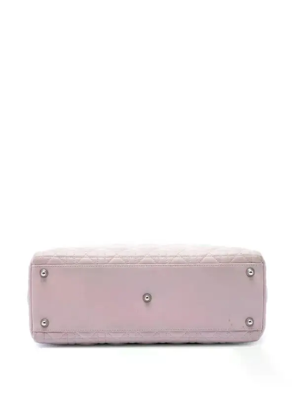 Dior Lambskin Cannage Lady Satchel - Pink