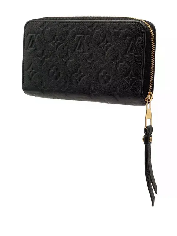 LOUIS VUITTON 2021-2026 Monogram Empreinte Zippy Wallet Long Wallets - Black