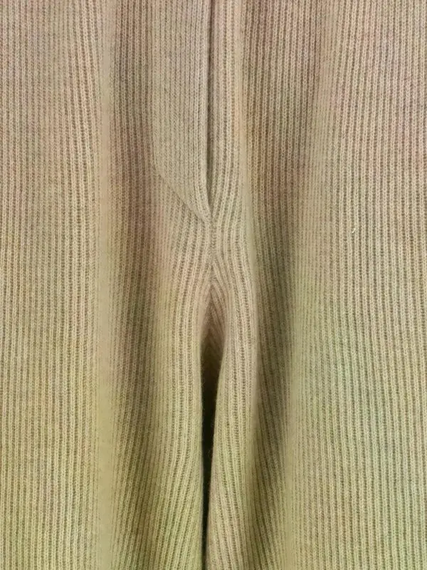 Brunello Cucinelli Ribbed-knit Cashmere Trousers