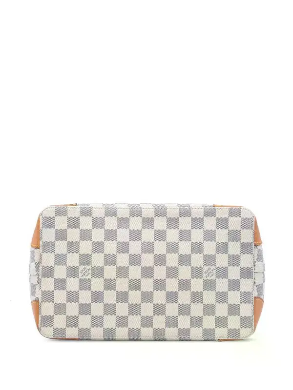 LOUIS VUITTON Damier Azur Hampstead Pm Tote Bag