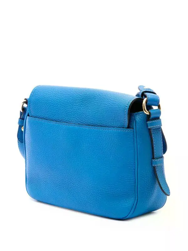 Prada Vitello Daino Double Buckle Messenger Bag