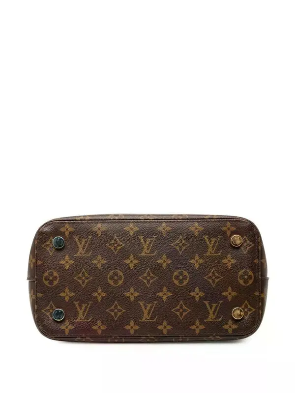 LOUIS VUITTON Monogram Lockit Pm Handbag - Brown
