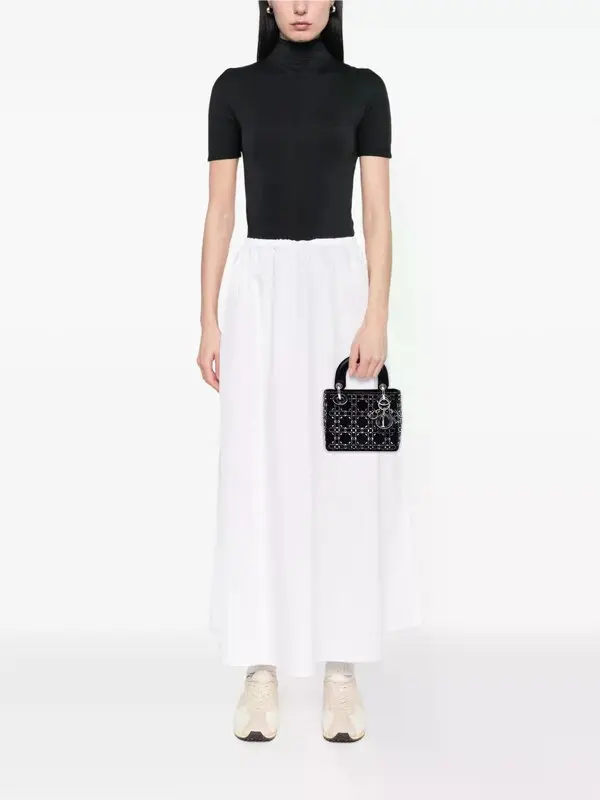 Dior Mini Lady Satchel With Cannage Strass Embellishments