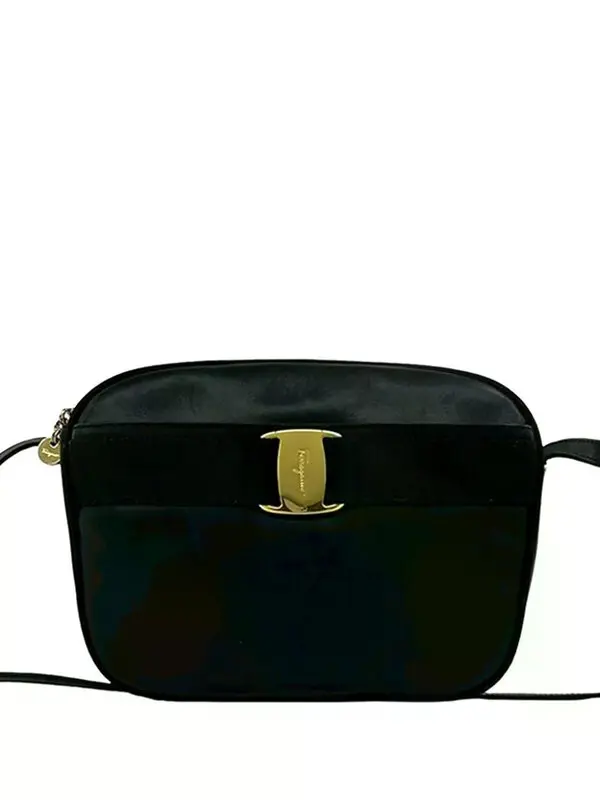 FERRAGAMO Vara Leather Crossbody Bag