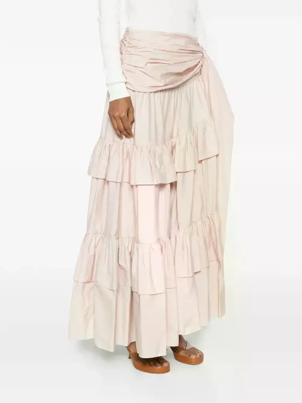 Chloé Ruffled Tiered Maxi Skirt