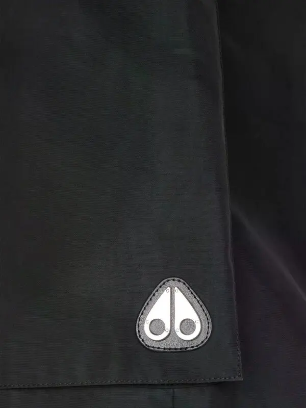 Moose Knuckles Logo Plaque Cargo Shorts