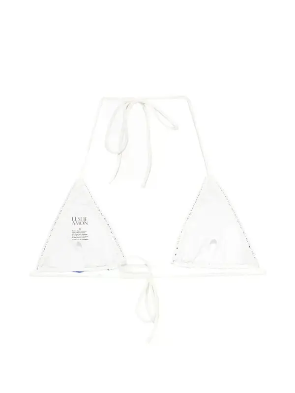 LESLIE AMON Lucy Whipstitch Bikini Top