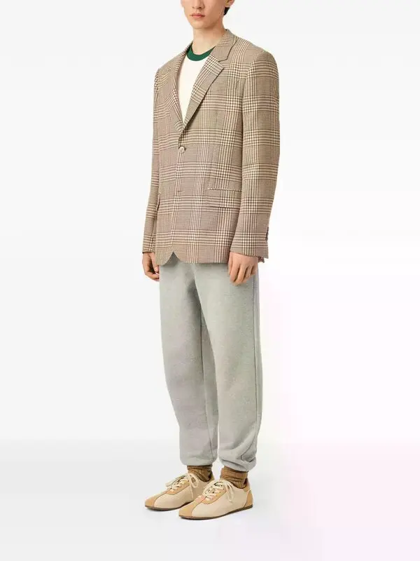 AMI Paris Wool Prince Of Wales Straight Jacket